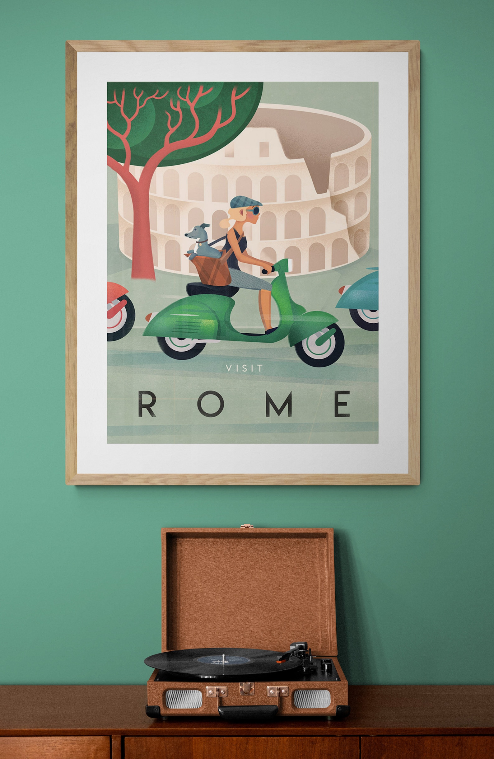 Vintage Travel Poster, Italy Travel Art, Italy Poster, Retro Poster ...