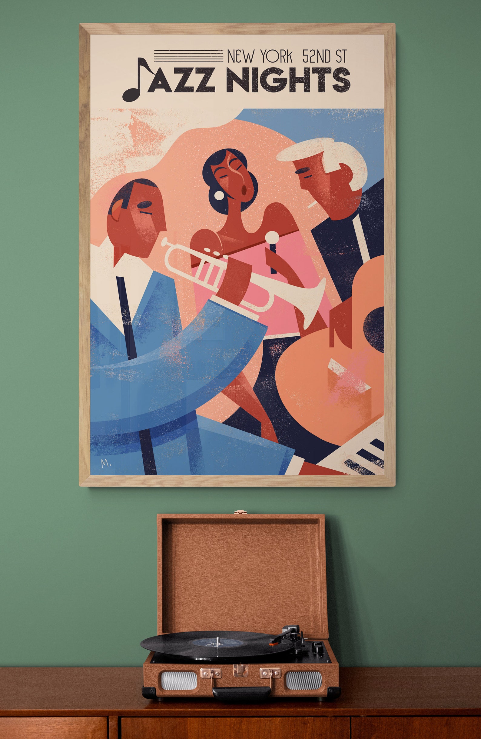 Jazz Poster, Jazz Art Print, Jazz Lover Gift, Jazz Artwork, Jazz Wall ...