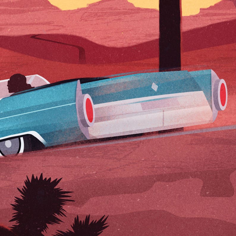 Vintage Travel Poster Route 66 Poster Route 66 Wall Art - Etsy