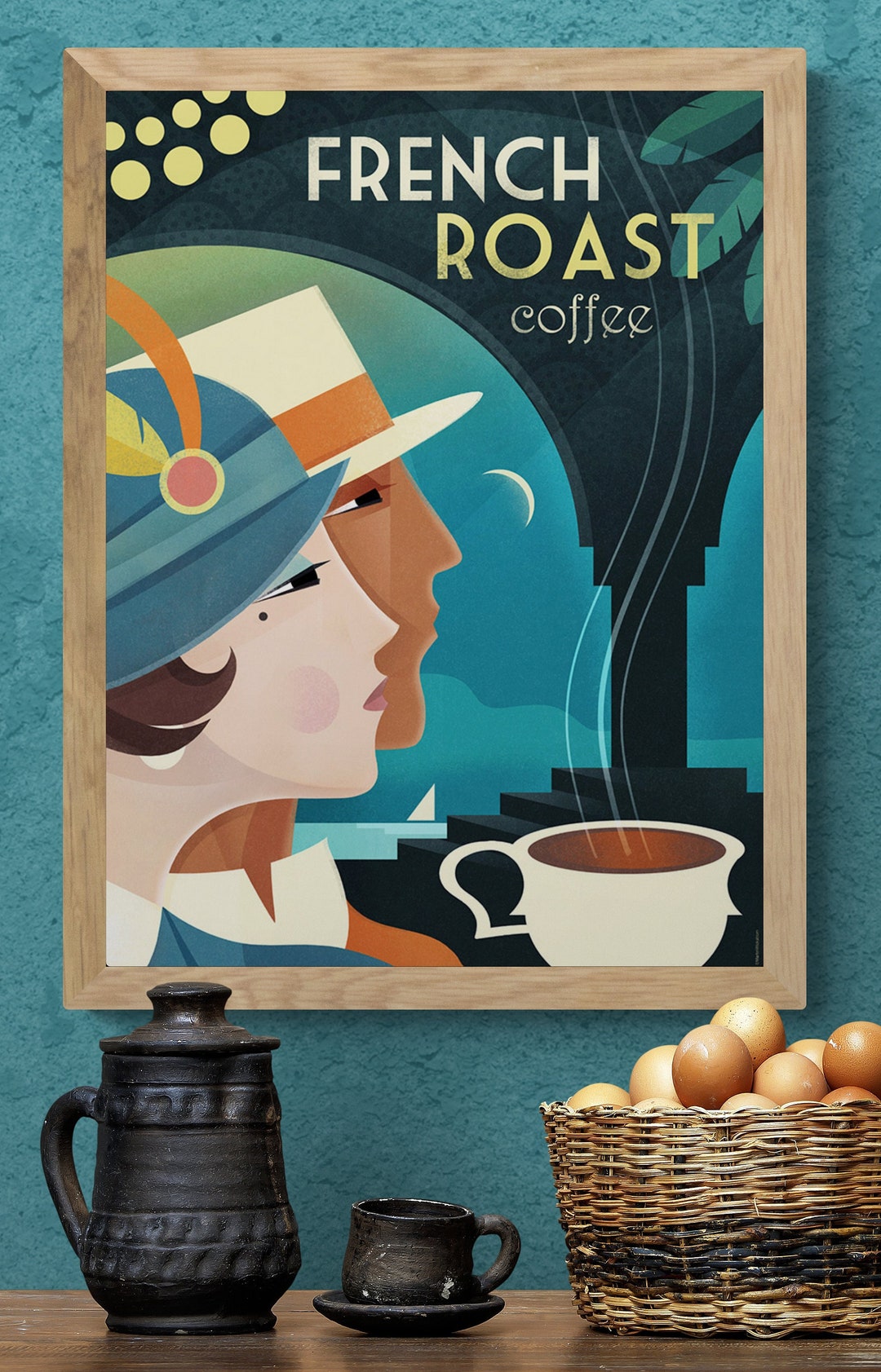 Vintage Travel Poster Retro Wall Art Retro Wall Decor Art Deco Wall Art ...