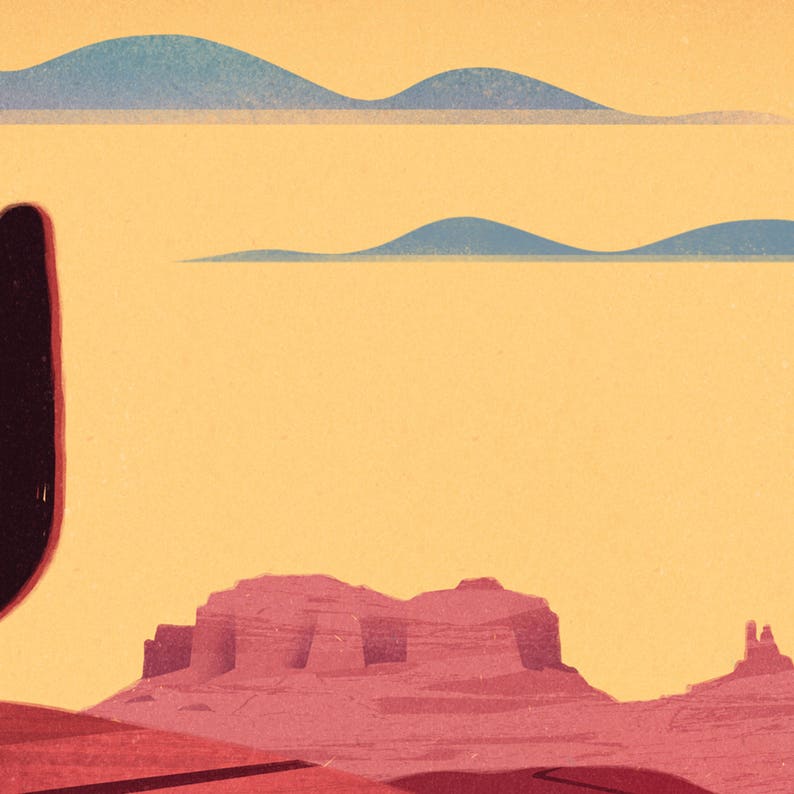 Vintage Travel Poster Route 66 Poster Route 66 Wall Art - Etsy