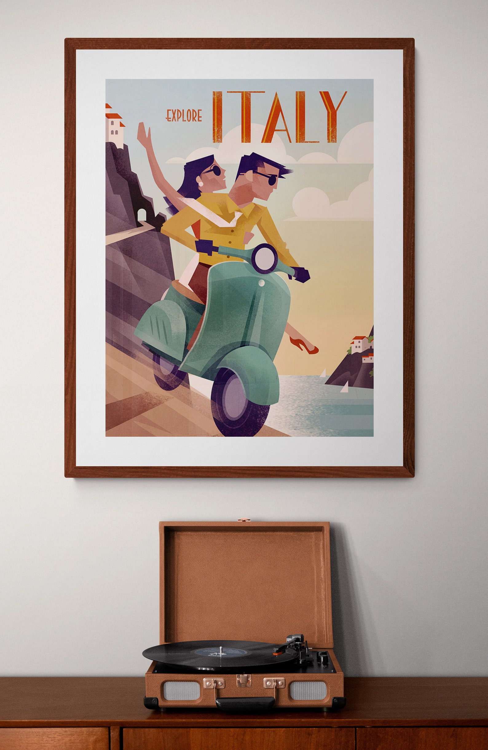 Vintage Travel Poster - Italy - Abruzzo Italy - Vintage Wall Art ...