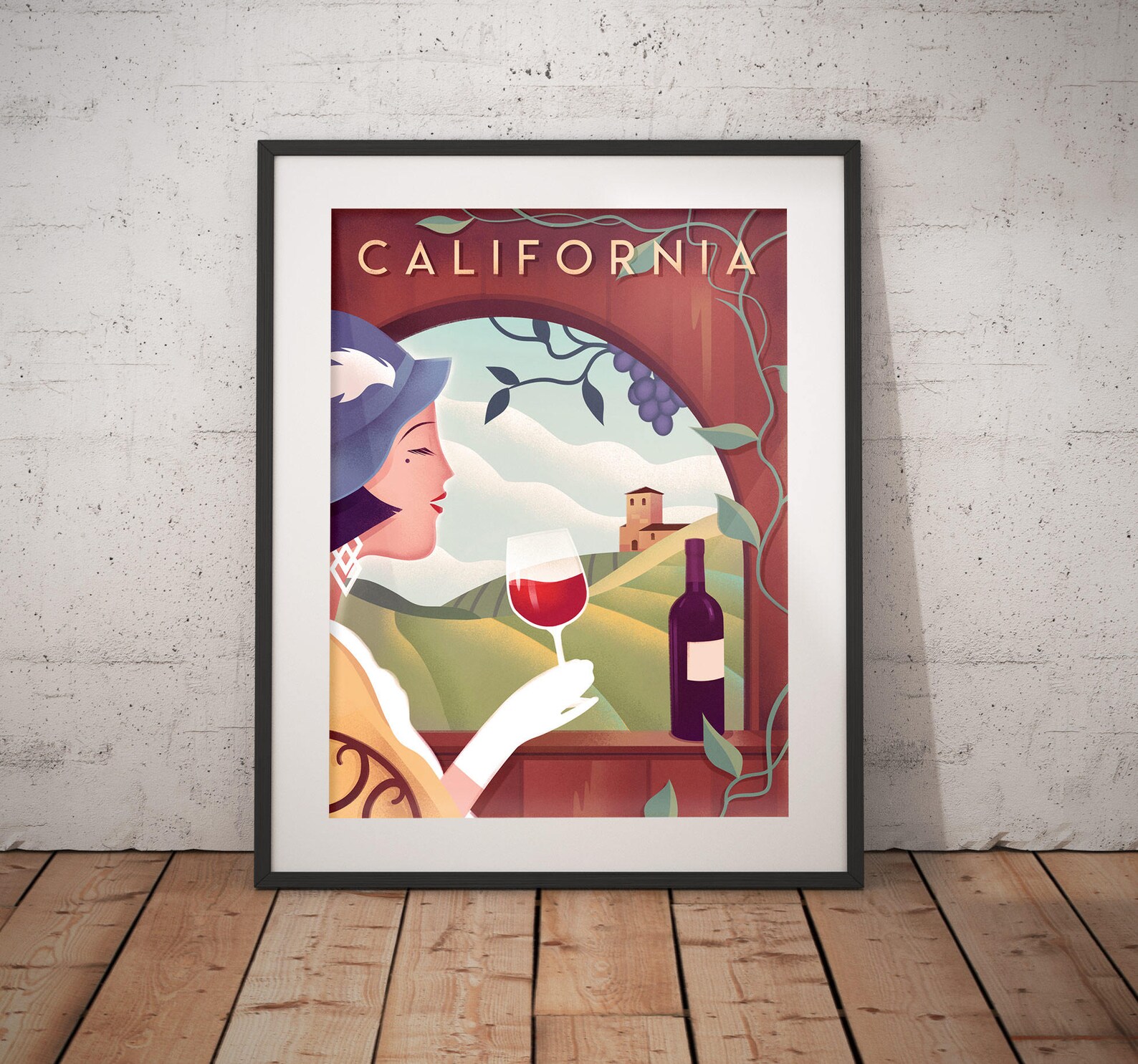 Wine Vintage Poster Vintage Travel Poster Wine Poster Wine - Etsy