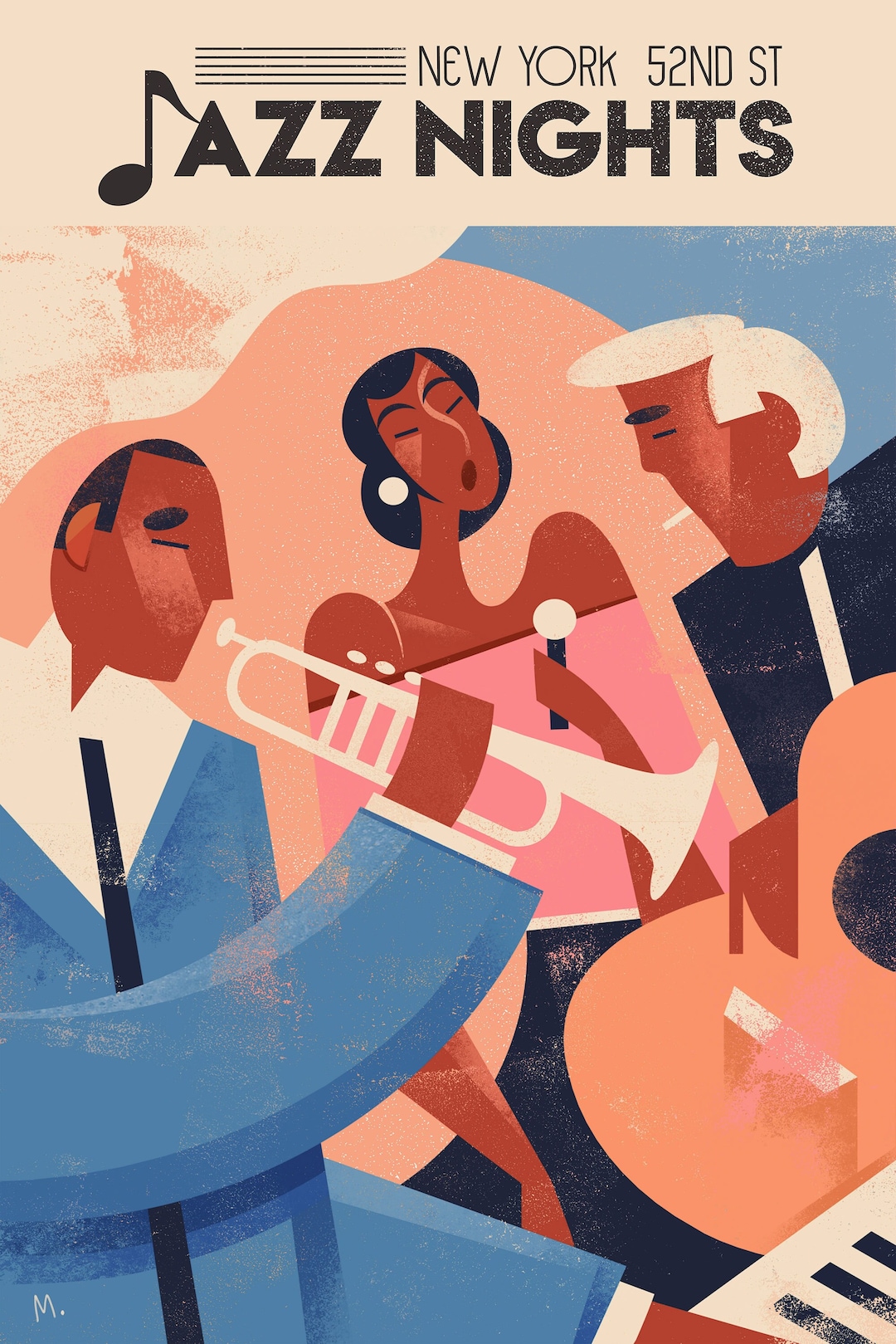Jazz Poster, Jazz Art Print, Jazz Lover Gift, Jazz Artwork, Jazz Wall ...