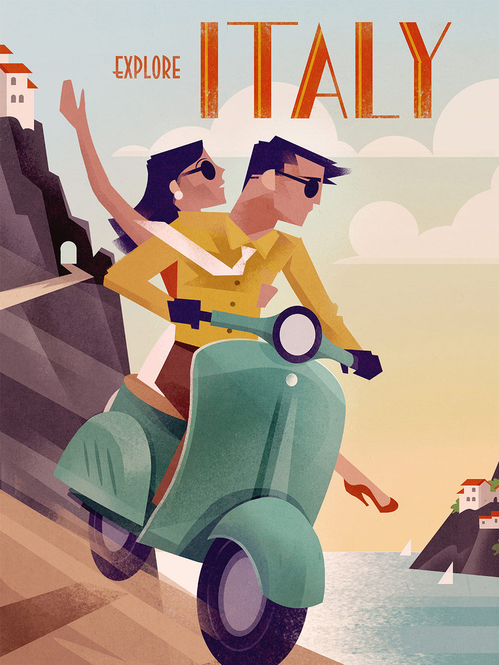 Vintage Travel Poster Italy Abruzzo Italy Vintage Wall - Etsy