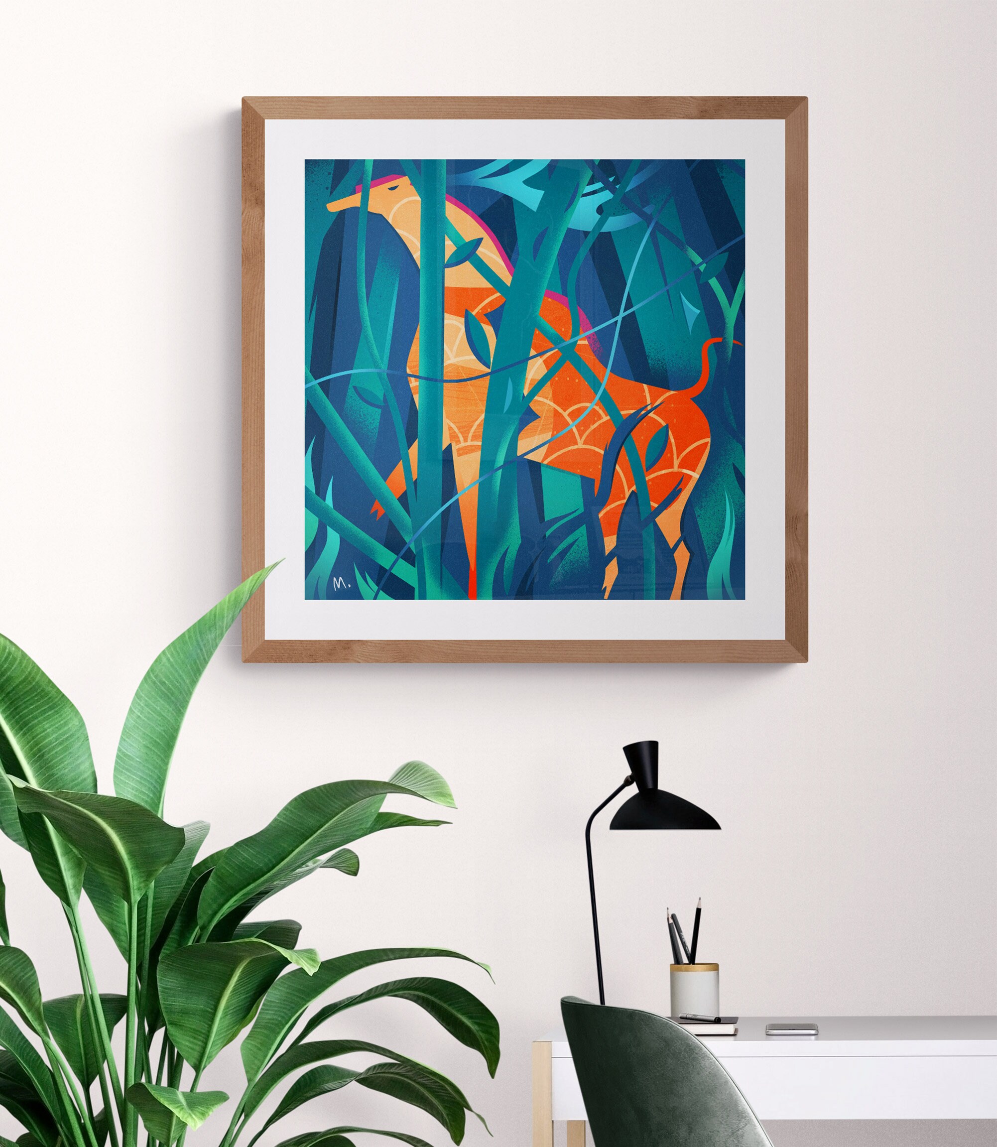 Vibrant Art, Edgy Prints, Animal Art Print, Animal Print, Modern Wall ...