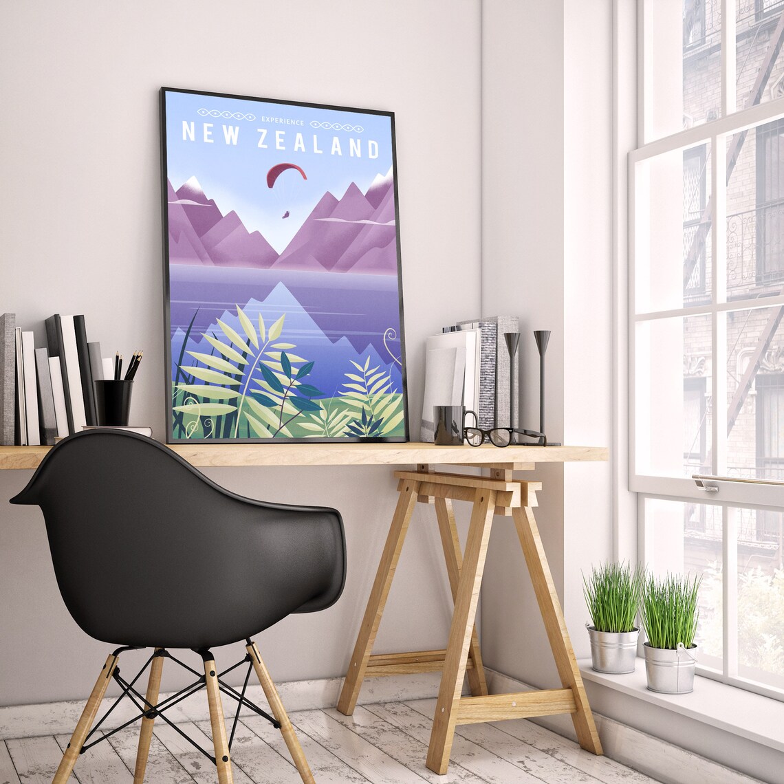 New Zealand Poster Wall Art Print New Zealand Travel - Etsy