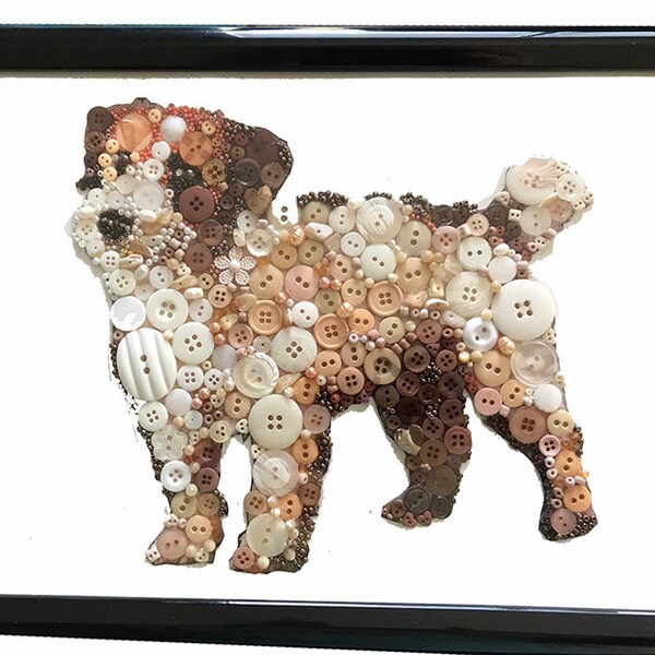 Button Mosaic - Etsy