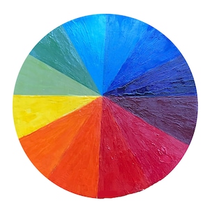 Bright Embellished Color Wheel - Etsy