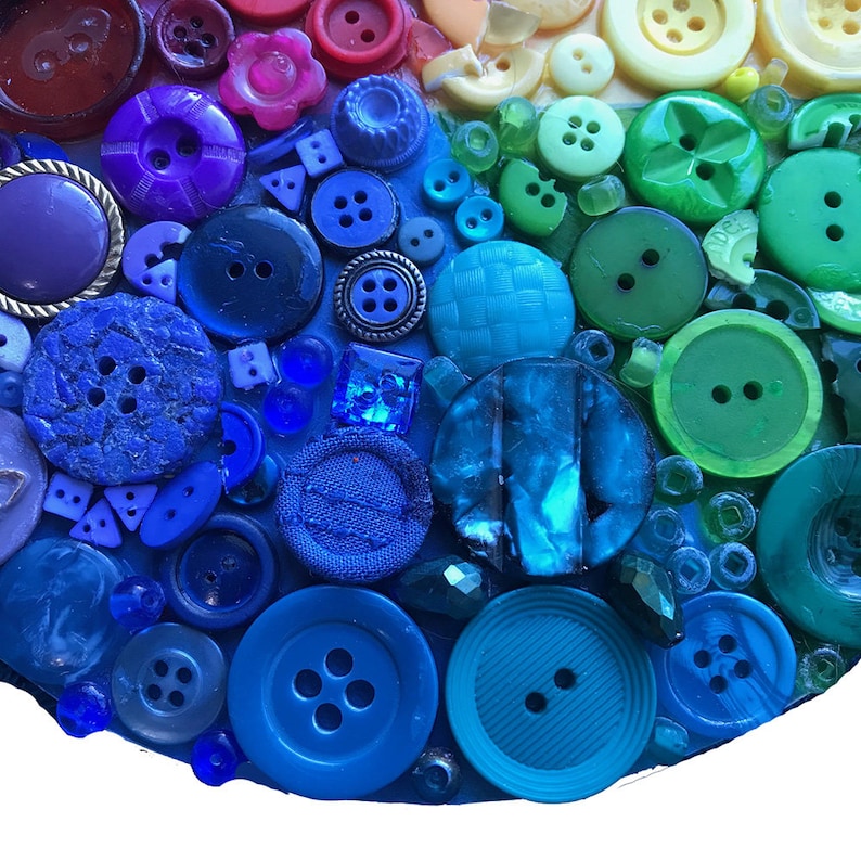 Bright Embellished Color Wheel - Etsy