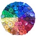 Bright Embellished Color Wheel - Etsy