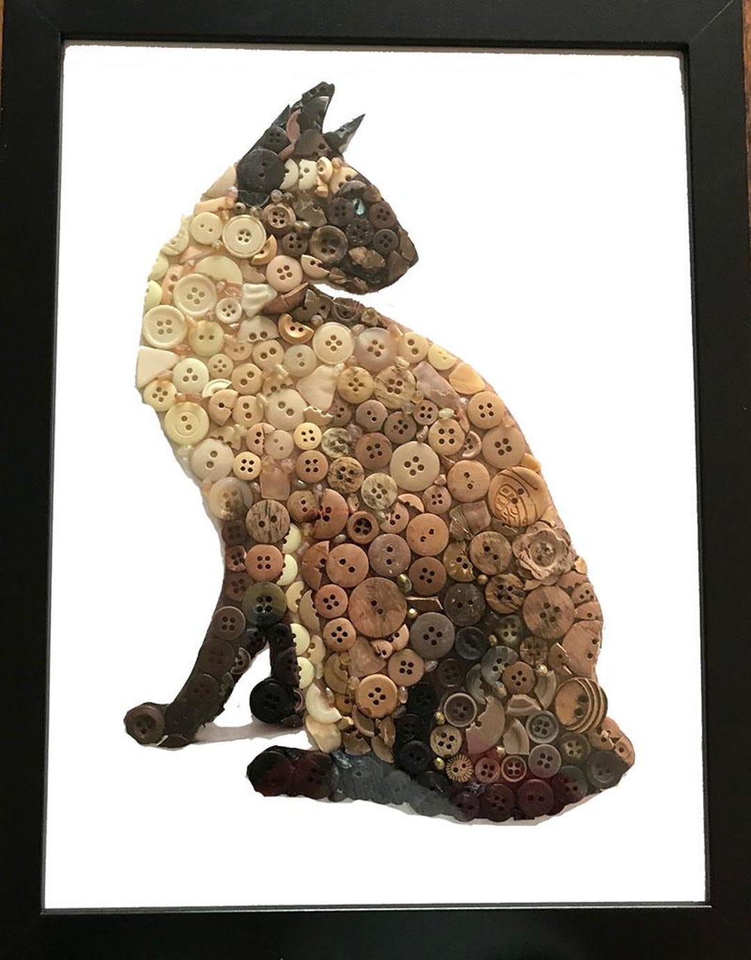Siamese Cat Sitting - Etsy