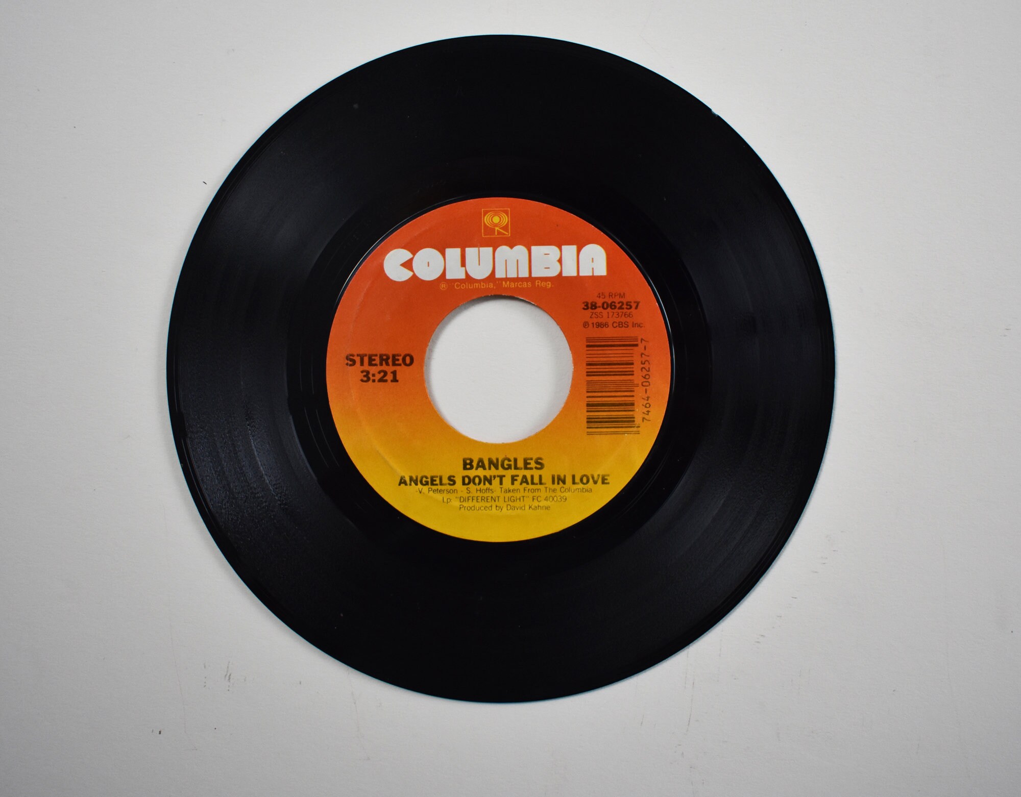 The Bangles, Walk Like an Egyptian, Vinyl 45 Record, Vintage,1986 ...