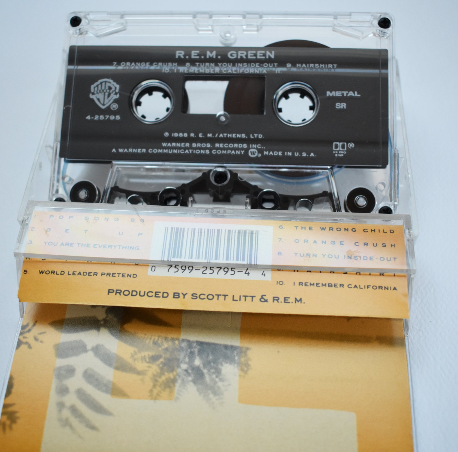 R.E.M. 2 Cassette Tapes Document REM No. 5 and Green REM - Etsy