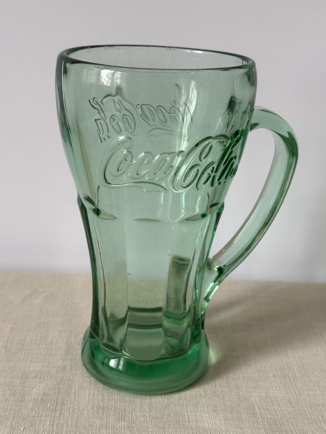 Coca Cola Glass, 6 1/4 Inches Tall, Collectible Shelf Decor, Home Table ...