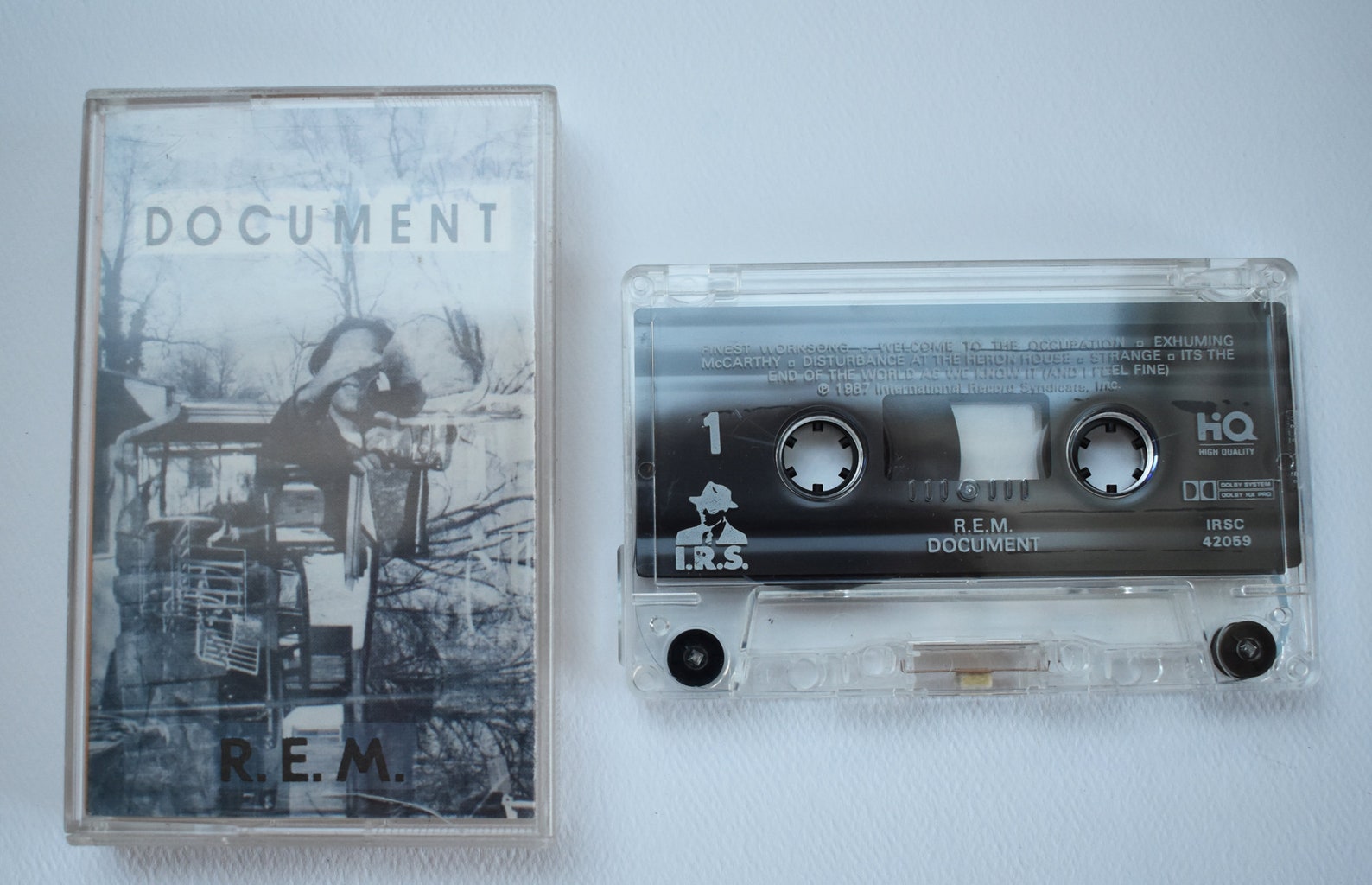 R.E.M. 2 Cassette Tapes Document REM No. 5 and Green REM - Etsy