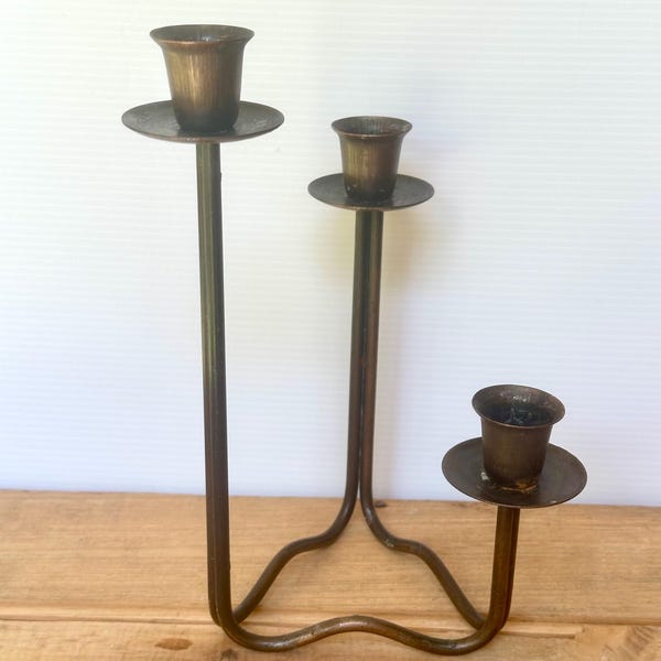 Bronze 3 Candelabra - Etsy
