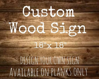 Custom wood signs | Etsy