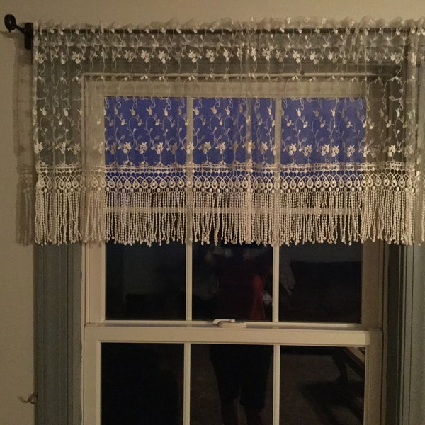 Lace Valances for Windows - Etsy