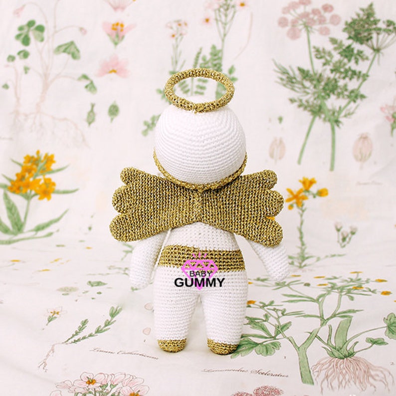 AMIGURUMI PATTERN. Baby Gummy Angel. Crochet Pattern / Crochet Pattern ...