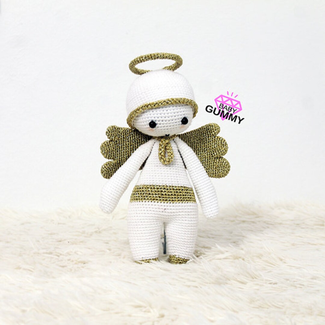 AMIGURUMI PATTERN. Baby Gummy Angel. Crochet Pattern / Crochet Pattern ...