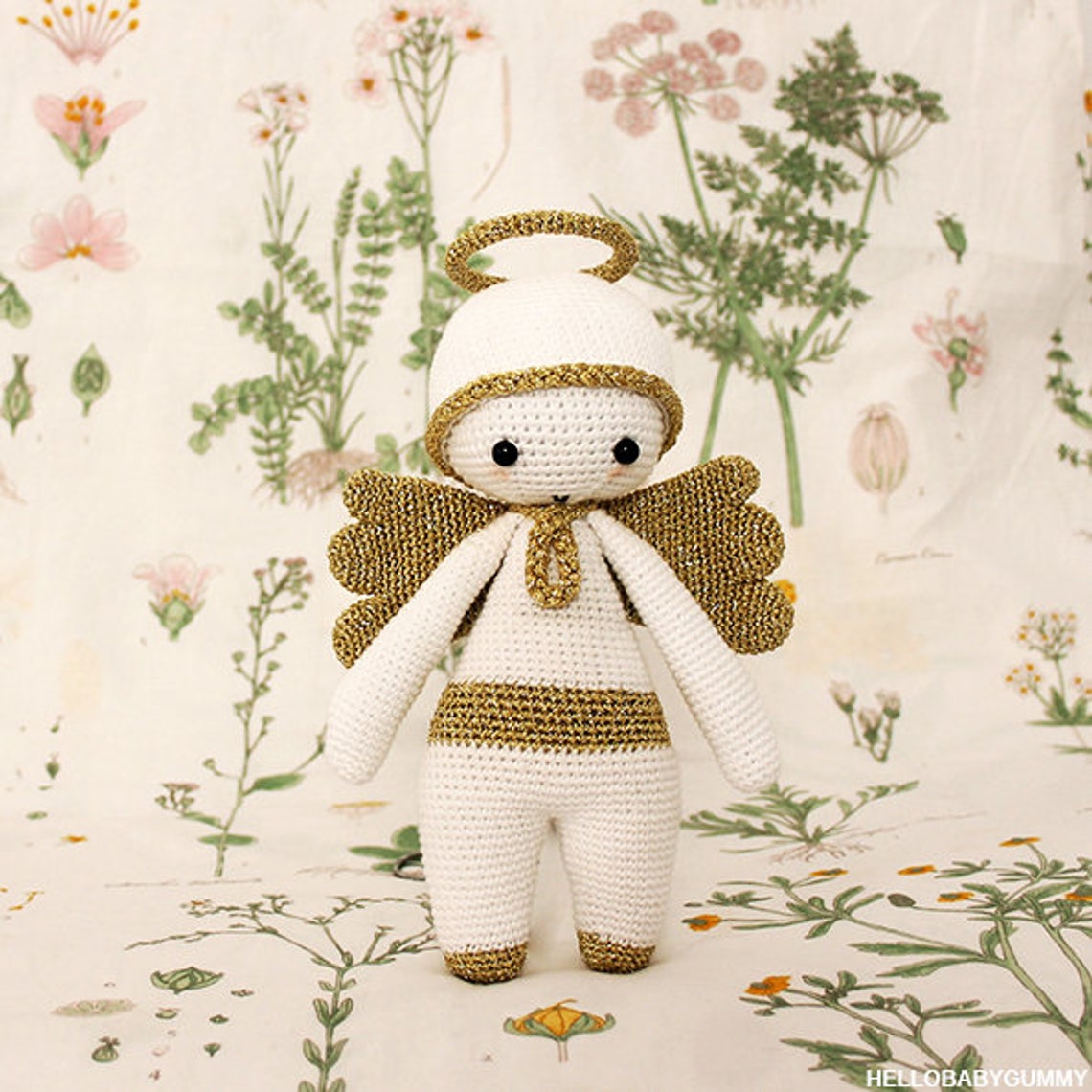 AMIGURUMI PATTERN. Baby Gummy Angel. Crochet Pattern / Crochet Pattern ...