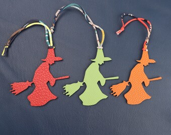 Leather Witch Charm - Etsy