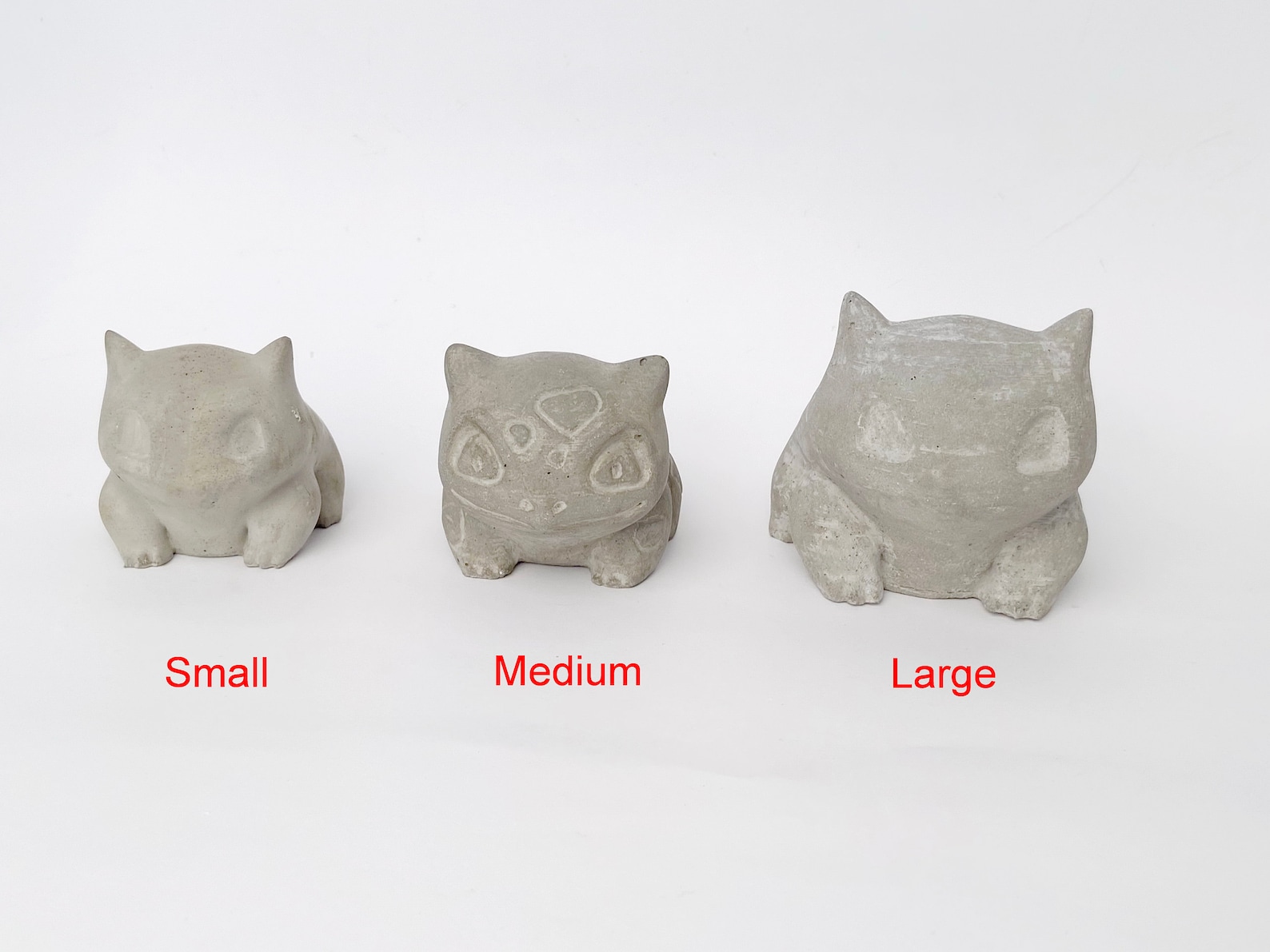 Concrete Pokemon Bulbasaur Home Decor Statue Sculpture French Planter ...