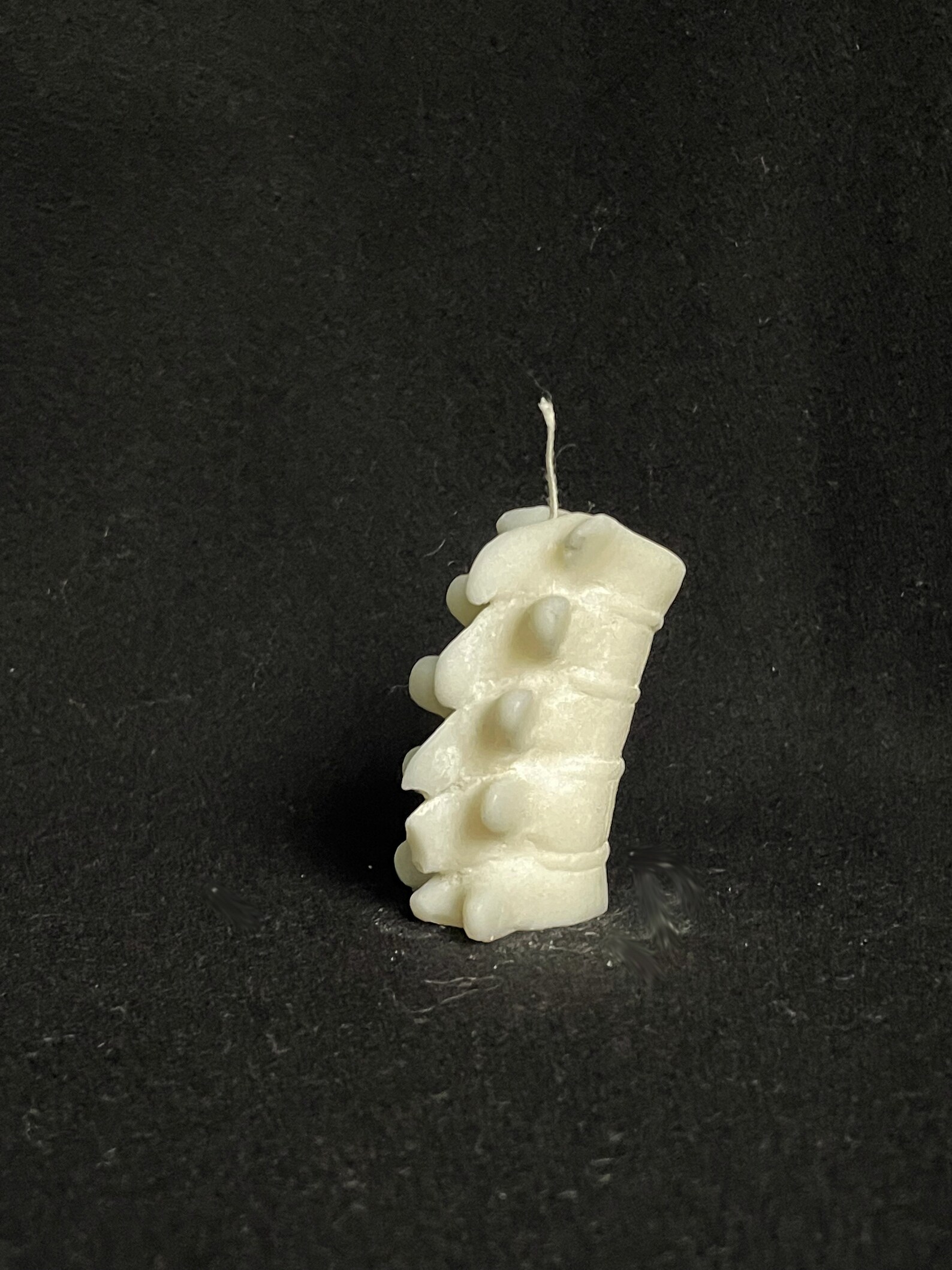 Candle spine Candle Gothic Vegan Desk Home Decor - Etsy