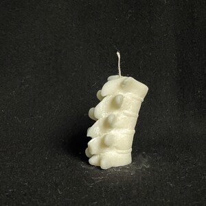 Candle "spine" Candle Gothic Vegan Desk Home Decor Statue Sculpture - Etsy