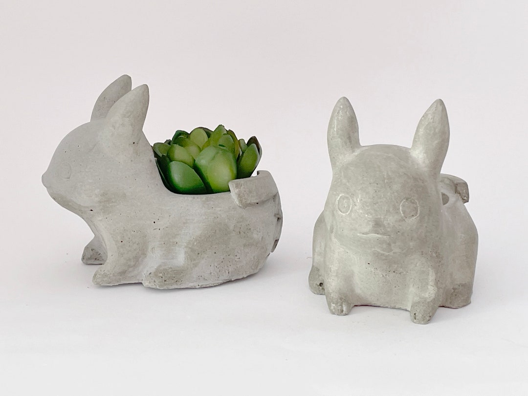 Concrete Pokemon Pikachu Home Decor Statue Sculpture French Planter ...