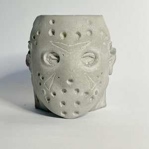 Concrete Slasher Jason Planter Pen Succulent Holder Home Decor Statue ...
