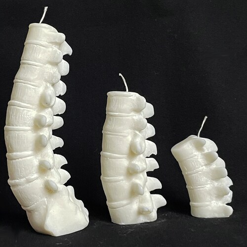 Candle spine Candle Gothic Vegan Desk Home Decor - Etsy