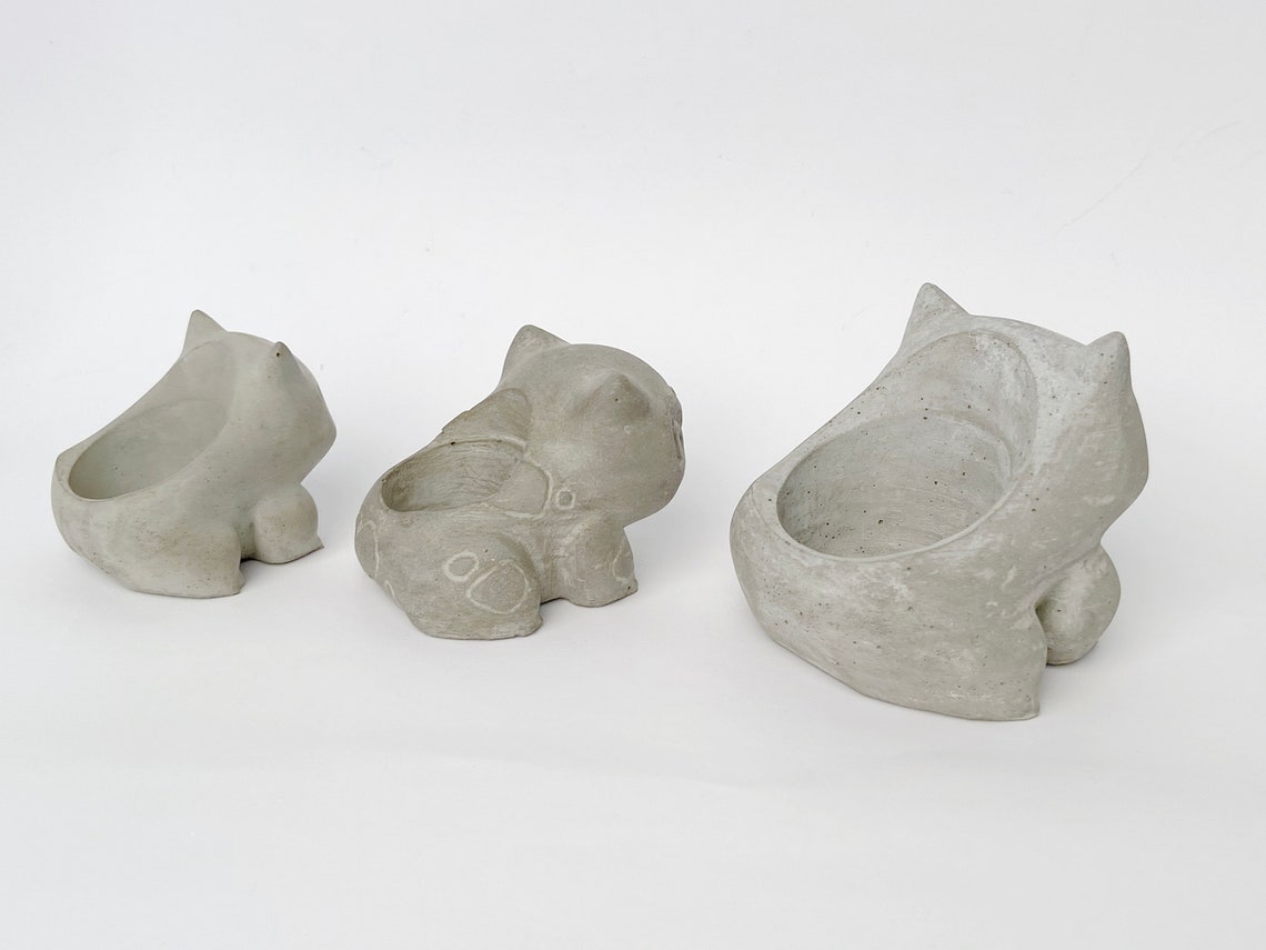 Concrete Pokemon Bulbasaur Home Decor Statue Sculpture French Planter ...