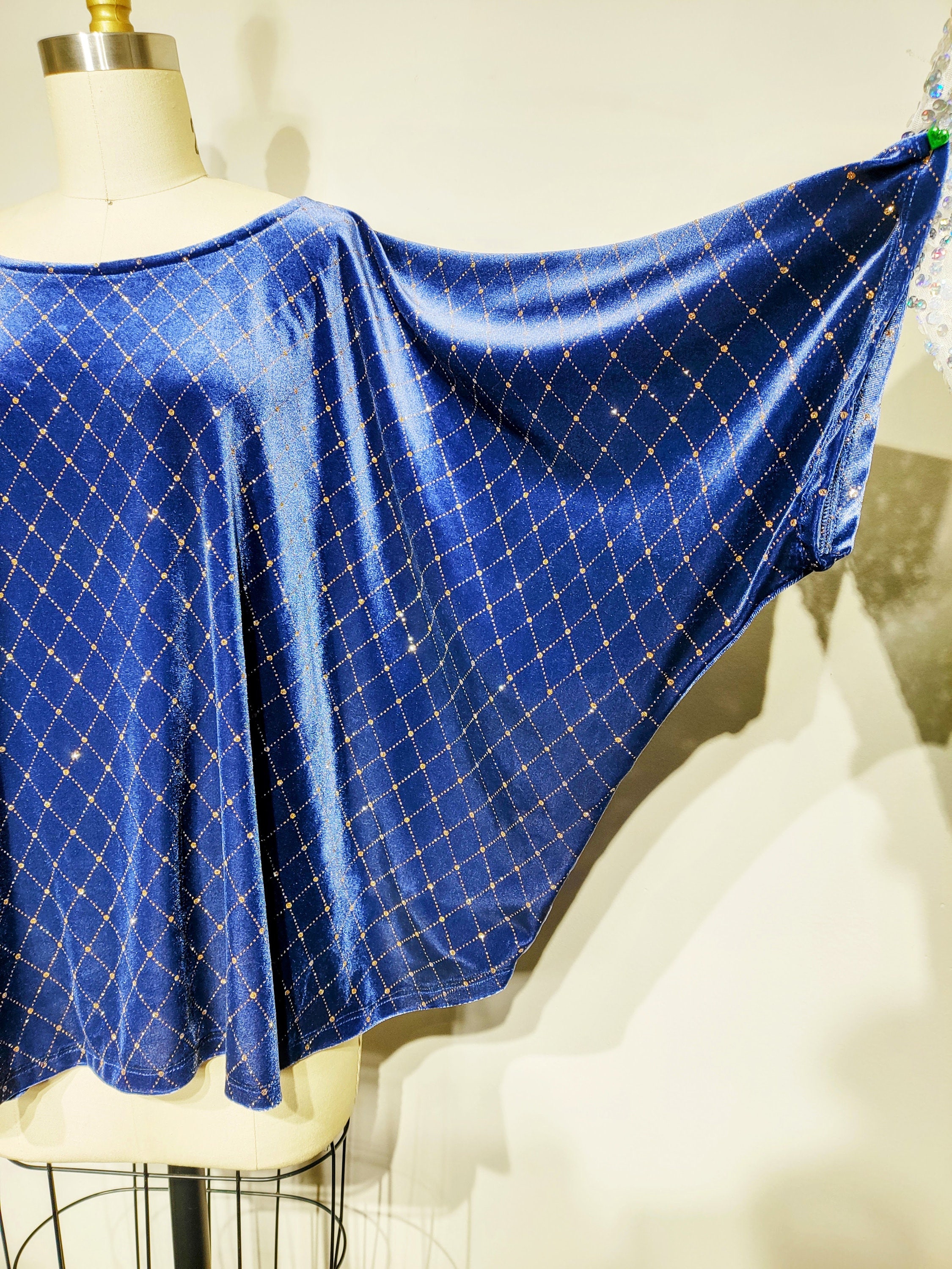 Women's Clothing Top Velvet Top Gold Shimmering Top Dressy Top Plus ...