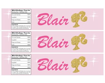 Barbie Labels - Etsy