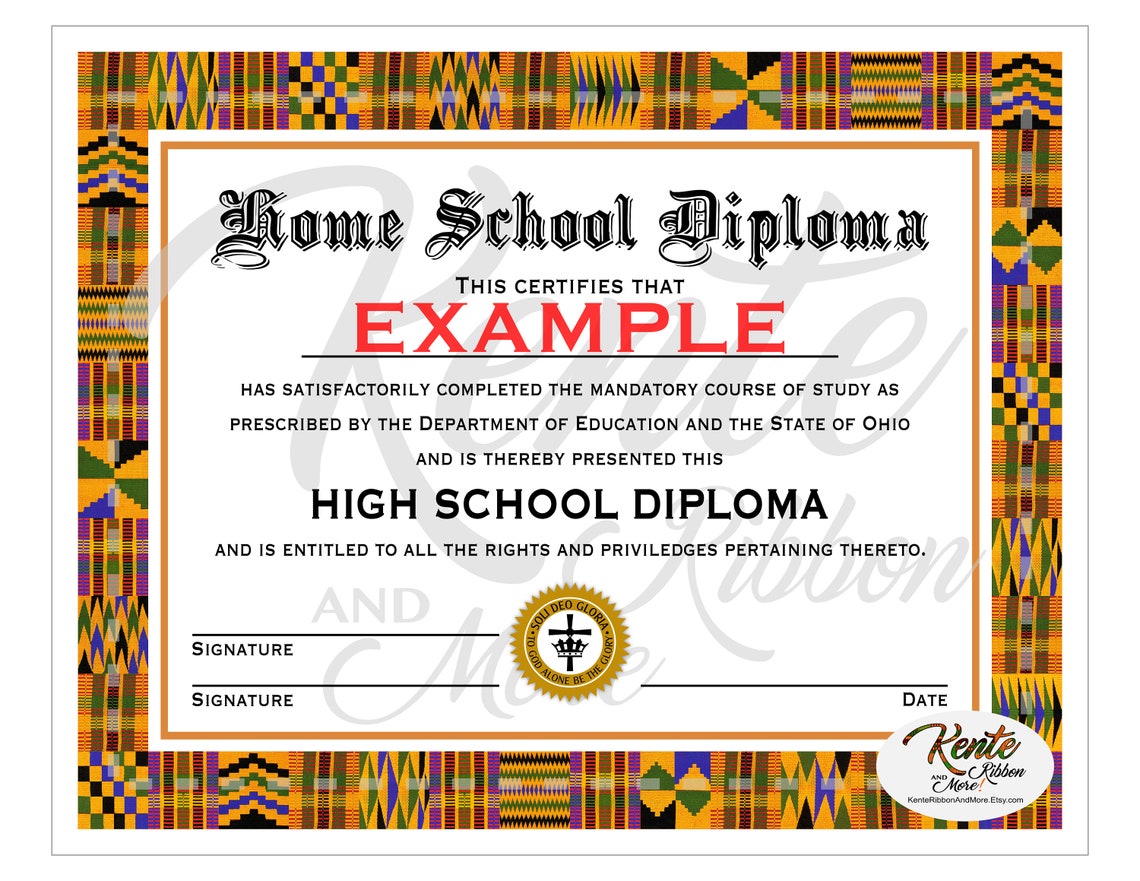 DIY 2 Kente Border 8x10 Templates Great for Certificates - Etsy