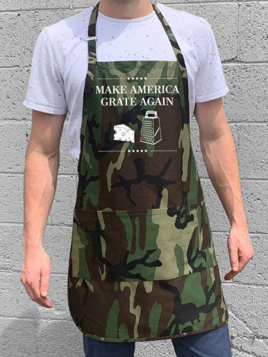 Make America Grate Again Apron / Donald Trump Parody Slogan / Large 1 ...