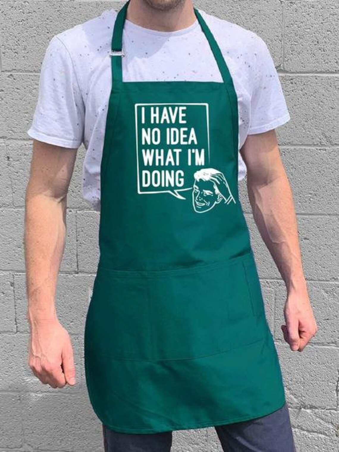 I Have No Idea What I'm Doing Apron / Funny Meme BBQ Grilling Gift ...