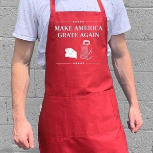 Make America Grate Again Apron / Donald Trump Parody Slogan / Large 1 ...