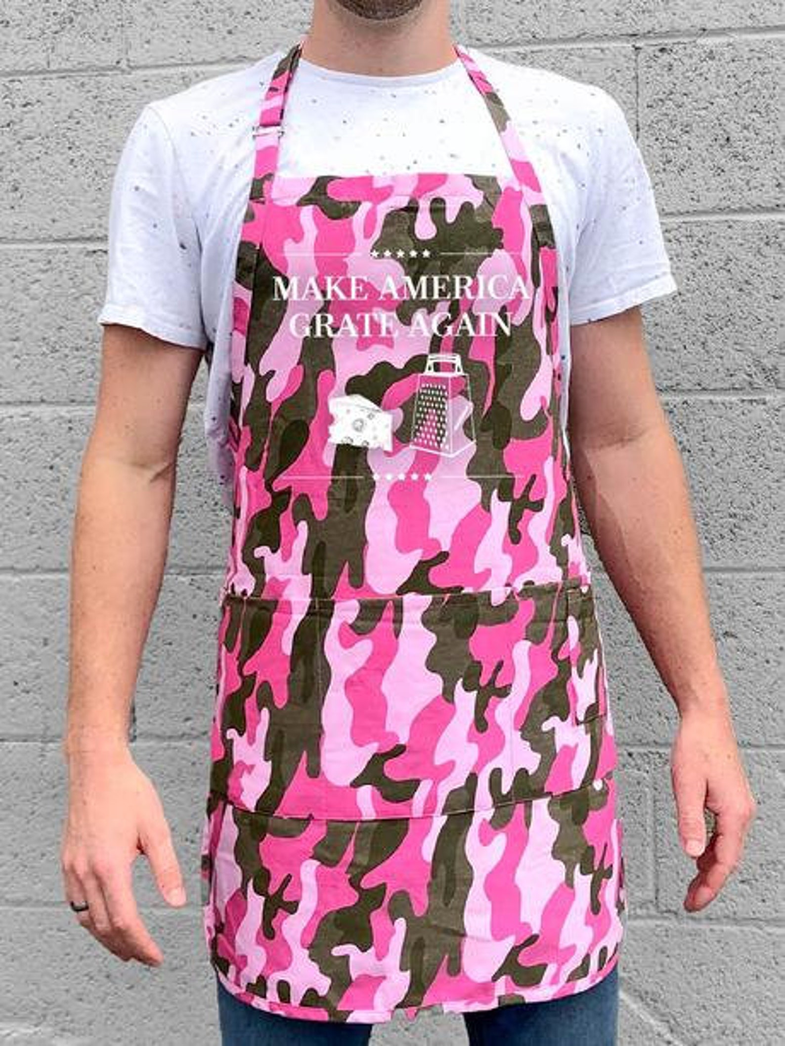 Make America Grate Again Apron / Donald Trump Parody Slogan / Large 1 ...