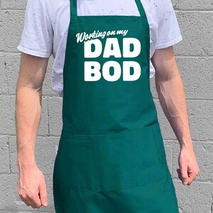 Working on My Dad Bod Apron / Funny Apron for Cooks & Chefs / Large 1 ...