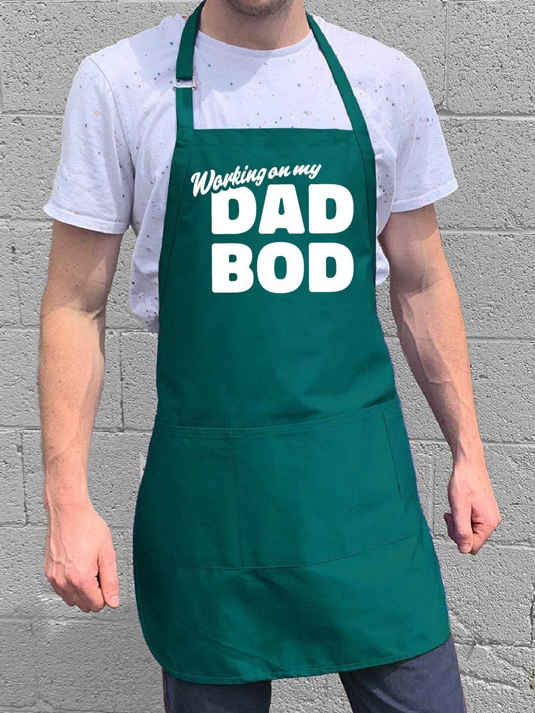 Working on My Dad Bod Apron / Funny Apron for Cooks & Chefs / Large 1 ...
