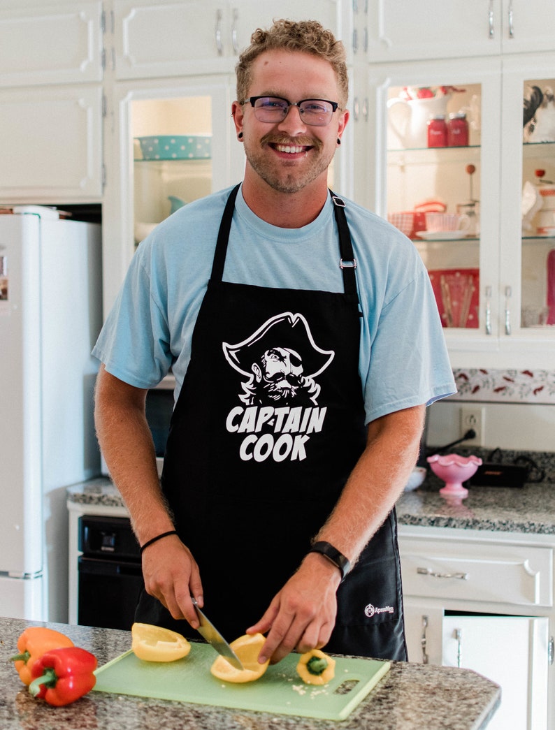 Captain Cook Pirate Apron / Funny BBQ Grilling Gift / Fathers - Etsy