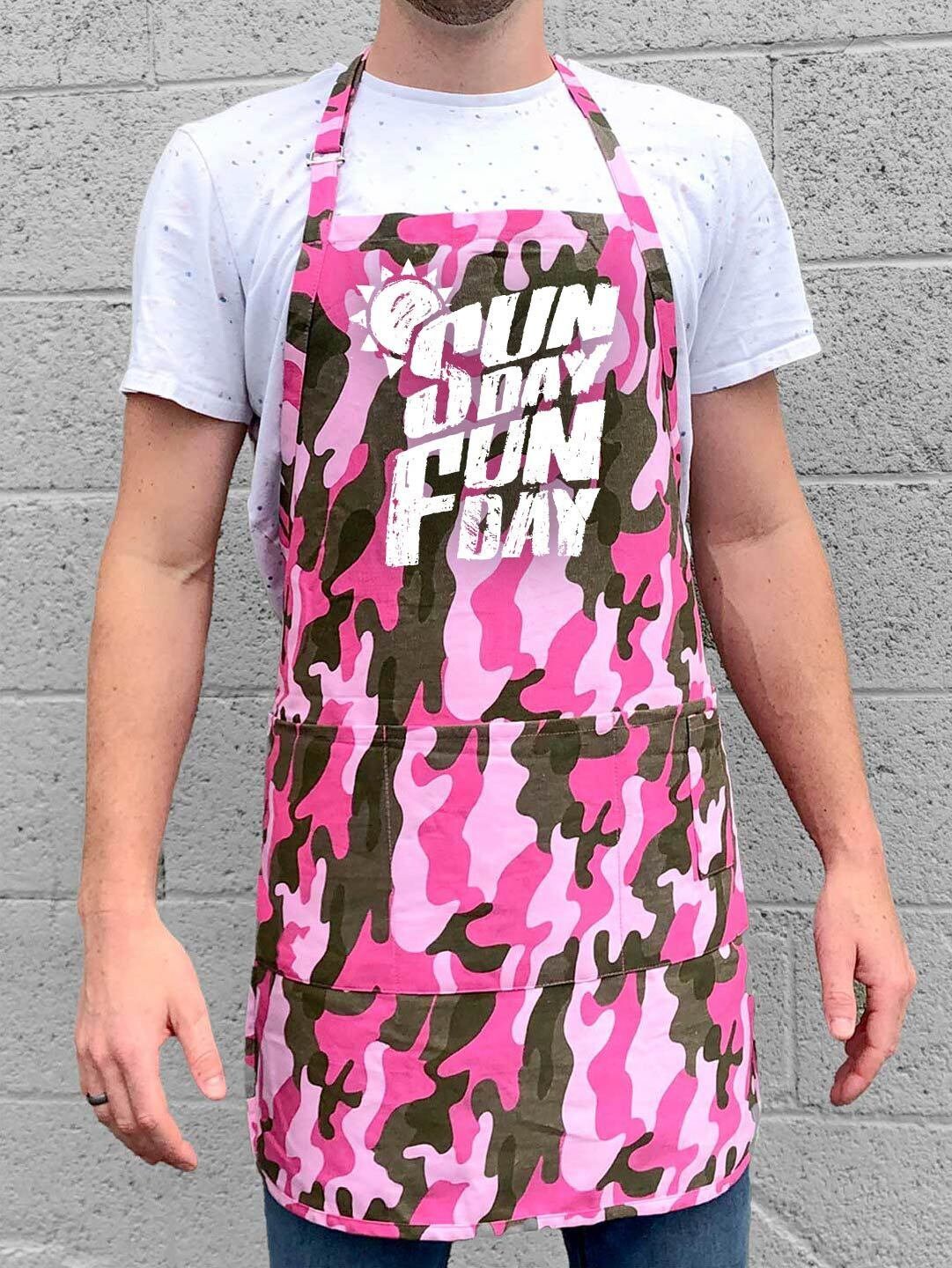 Sunday Fun Day Apron / Funny BBQ Grilling Apron / Apron for - Etsy