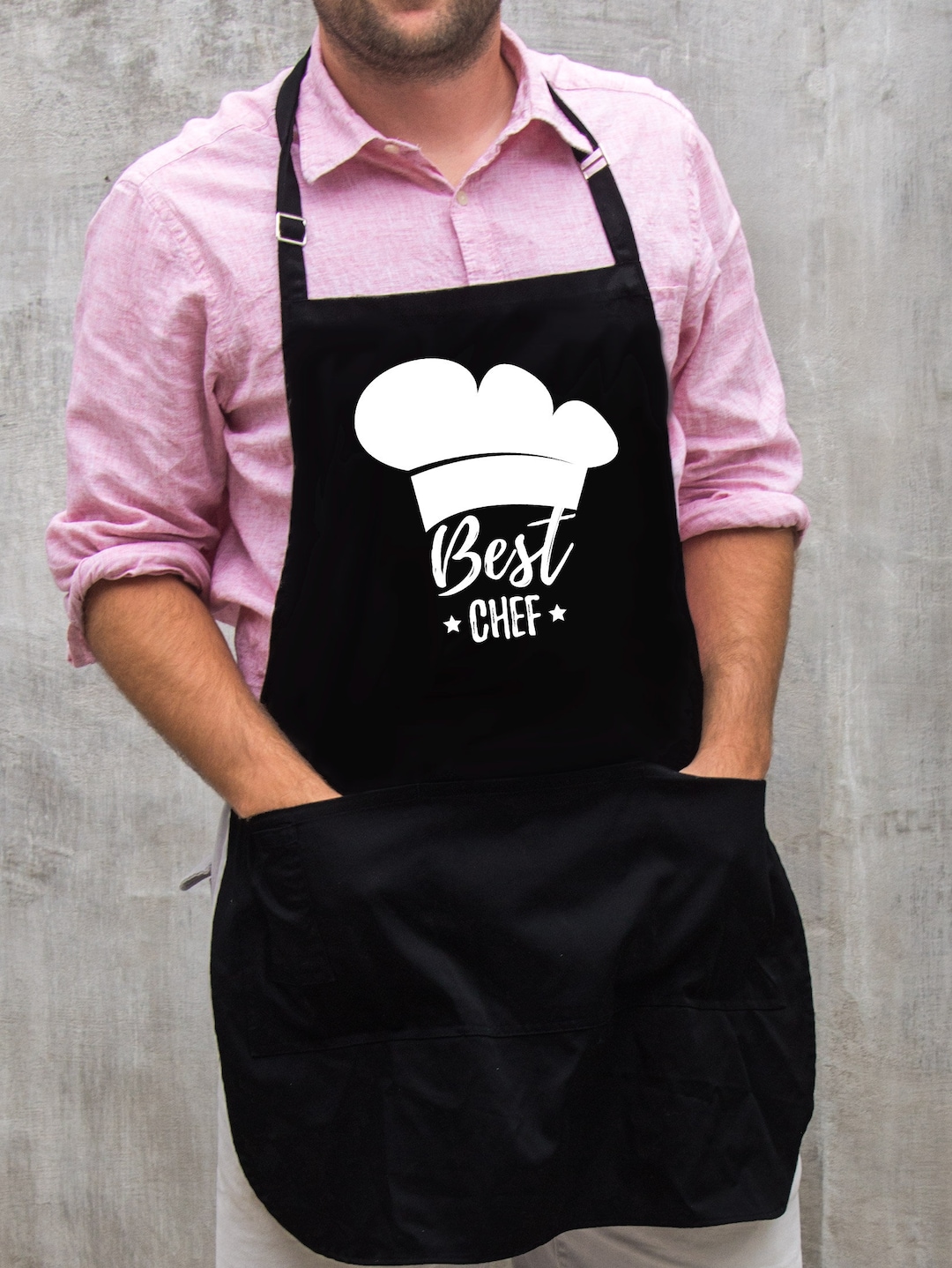 Best Chef Apron / BBQ & Kitchen Gift for Men, Dad or Grandpa / 100% ...