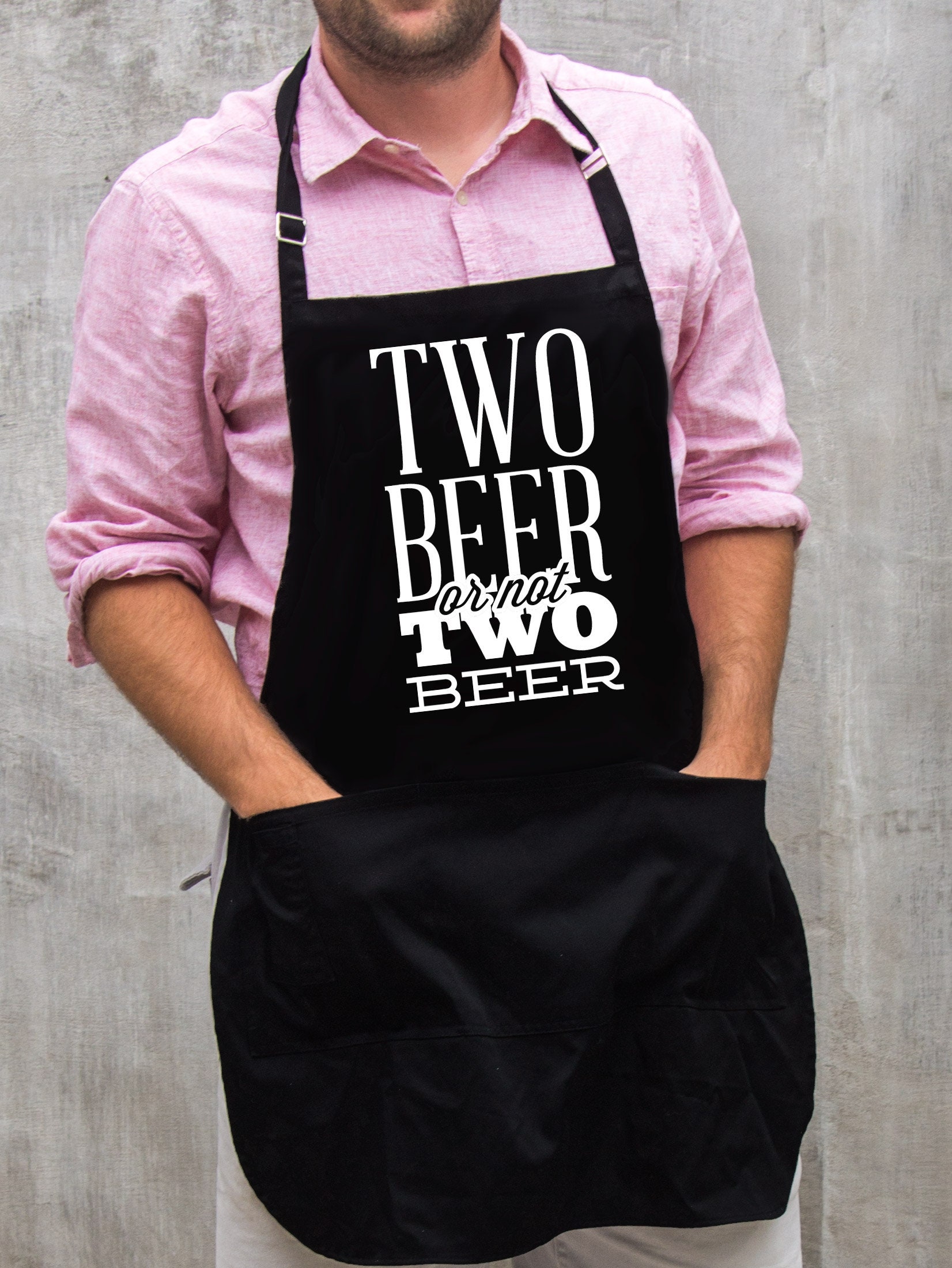 Two Beer or Not to Beer Apron / BBQ & Kitchen Gift for Men - Etsy