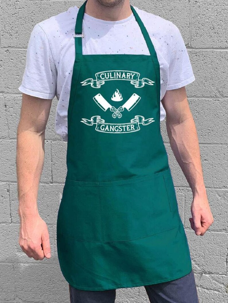Culinary Gangster Apron / Tattoo Parlor Style / Kitchen | Etsy