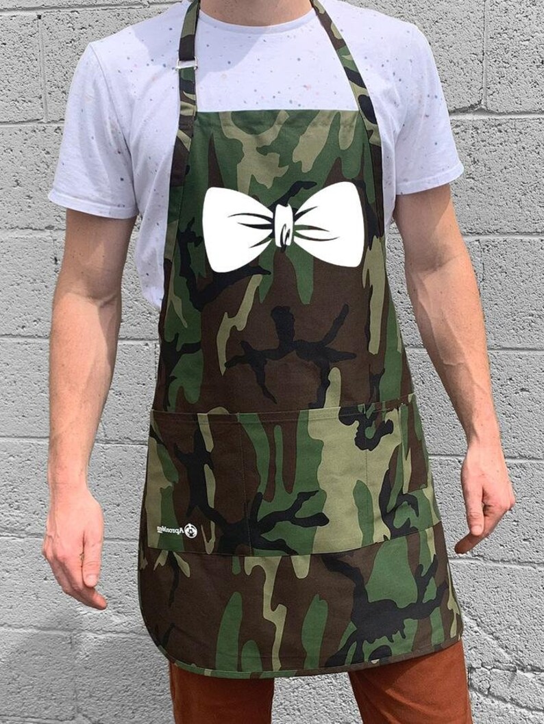 Bow Tie Formal Apron / Funny BBQ Grilling Apron / Apron for | Etsy