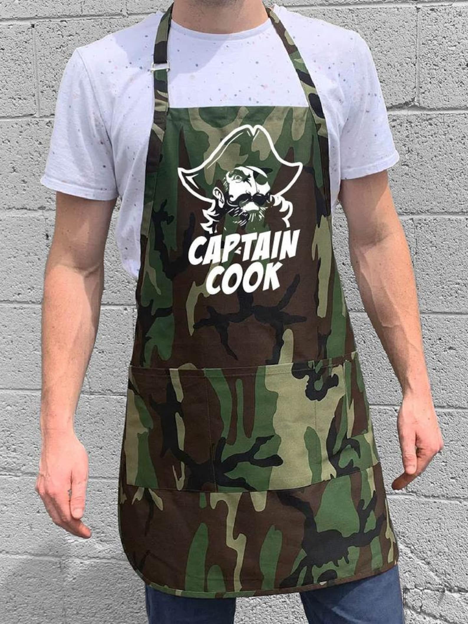 Captain Cook Pirate Apron / Funny BBQ Grilling Gift / Fathers | Etsy